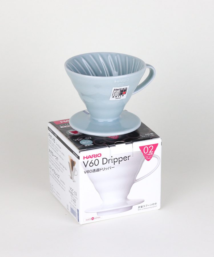 Hario V60-02 - Ceramic - Blue-Grey - Luna Coffee